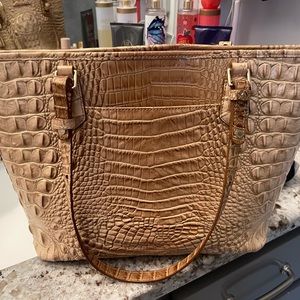 Brahmin | Bags | Gold Brahmin With Matching Wallet | Poshmark